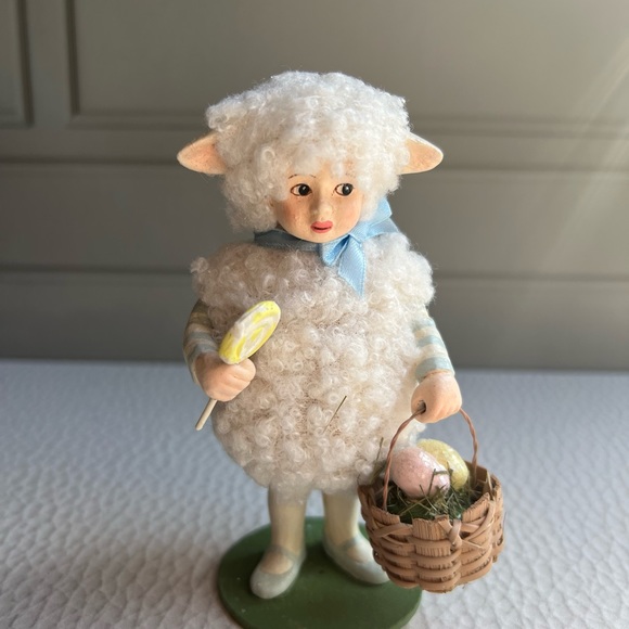 Bethany Lowe | Accents | Brand New Little Lulu Lamb Figurine By Bethany ...